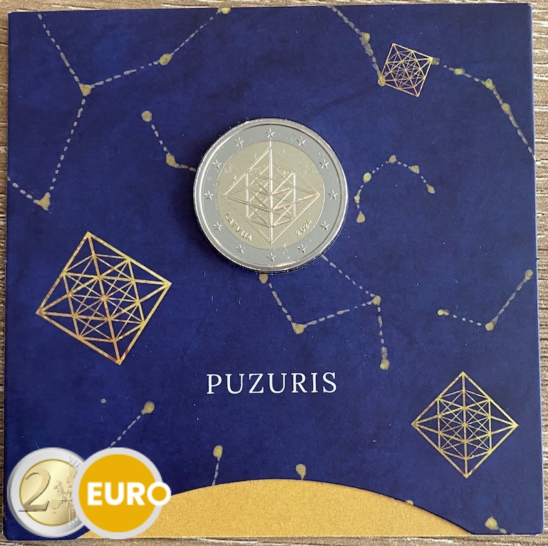 2 euro Letland 2024 Himmeli Puzuris stromobiel BU FDC Coincard | 2euroherdenkingsmunten.nl